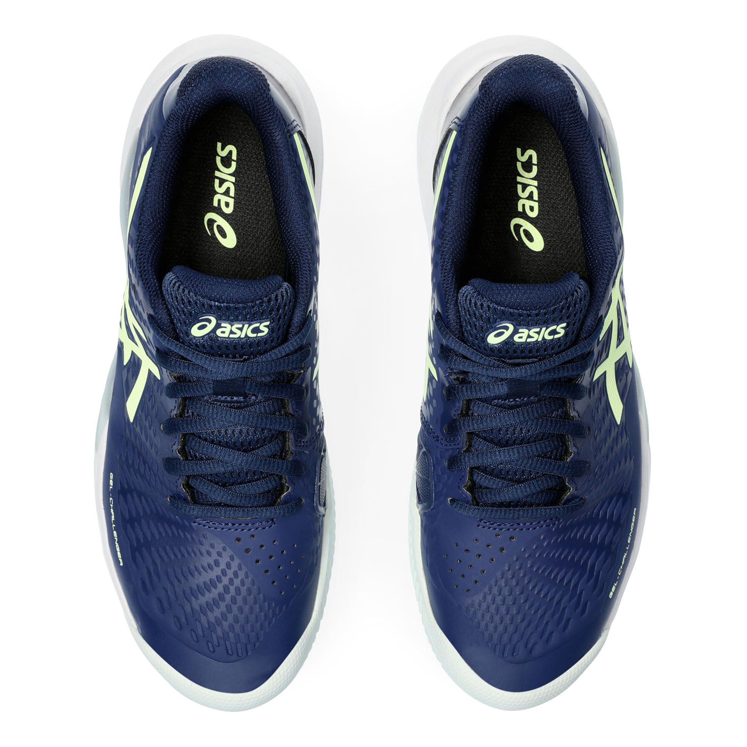 kupi online Tennis Point ASICS Gel Challenger 14 Buty Do Tenisa Ziemnego Kobiety Ciemnoniebieski Neonowy o ty